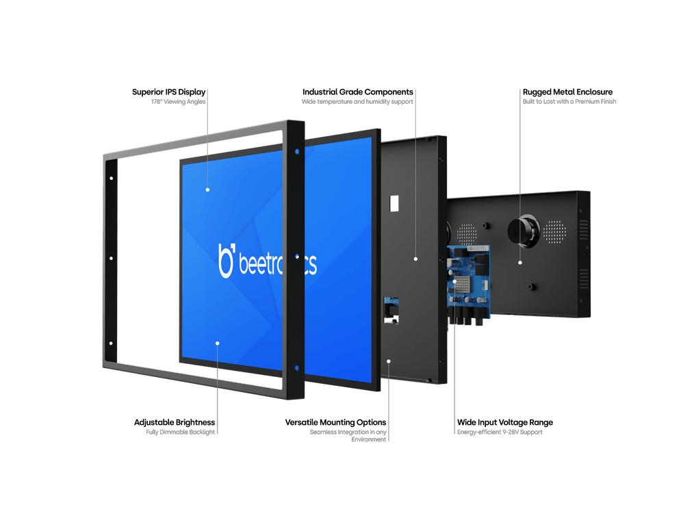 13 Inch Monitor metal | Beetronics