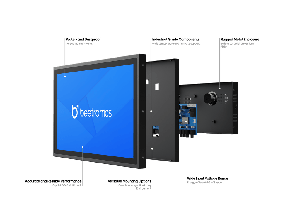 10 Inch Touchscreen metal | Beetronics