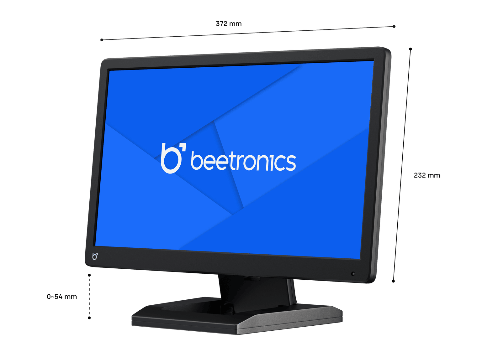 15 Inch High-Res Compact Industrial Monitor | Beetronics