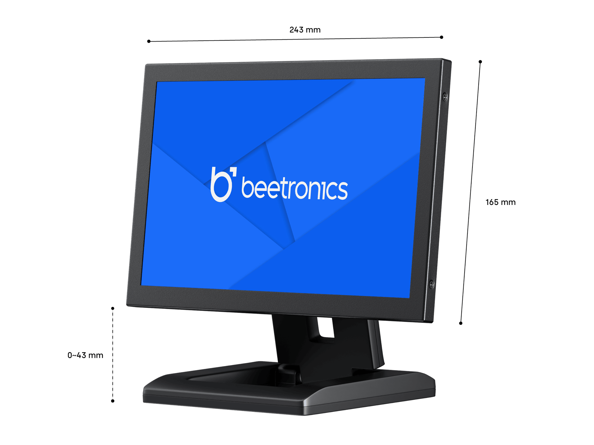 Top Quality Compact 10 Inch Metal Monitor | Beetronics