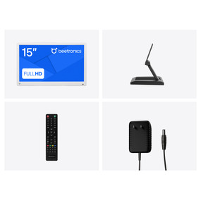 15 inch monitor white with HDMI & Full HD | Beetronics