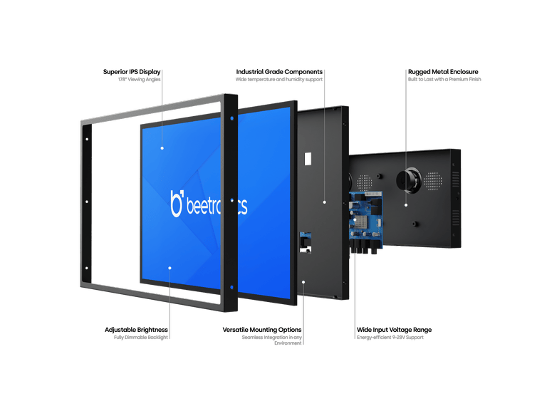 Top Quality Compact 10 Inch Metal Monitor | Beetronics