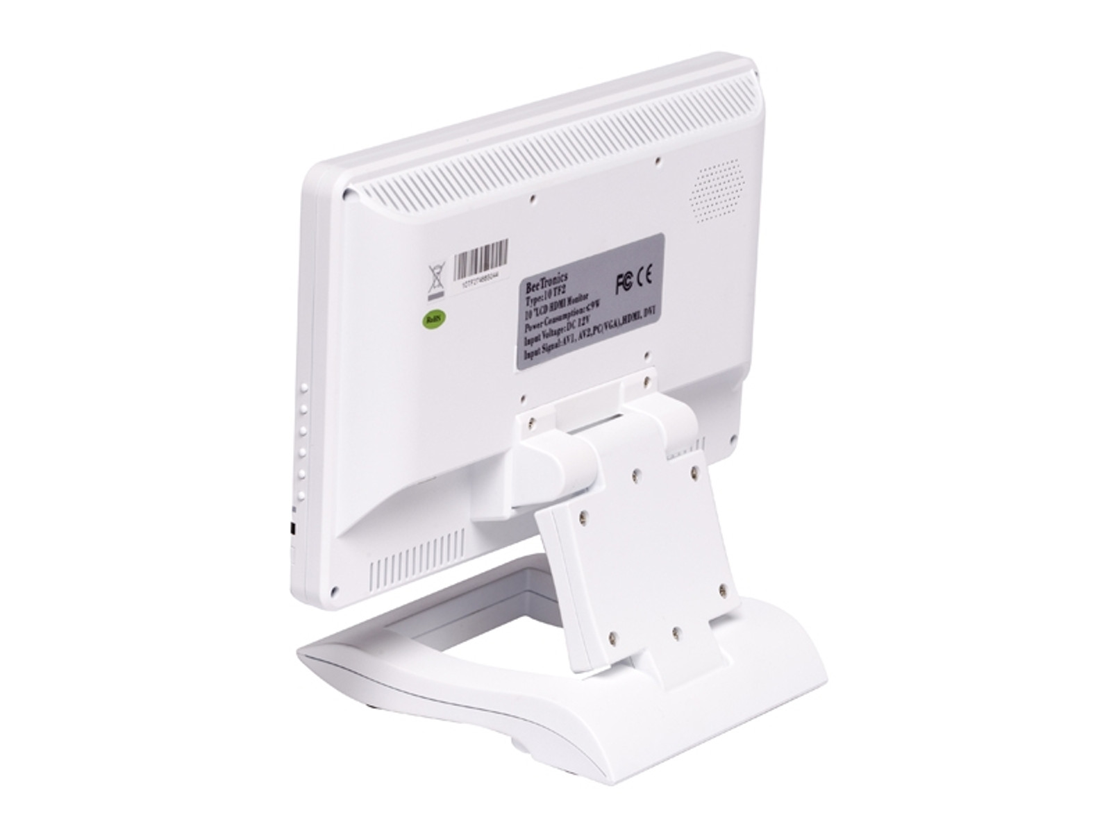 10 inch monitor white